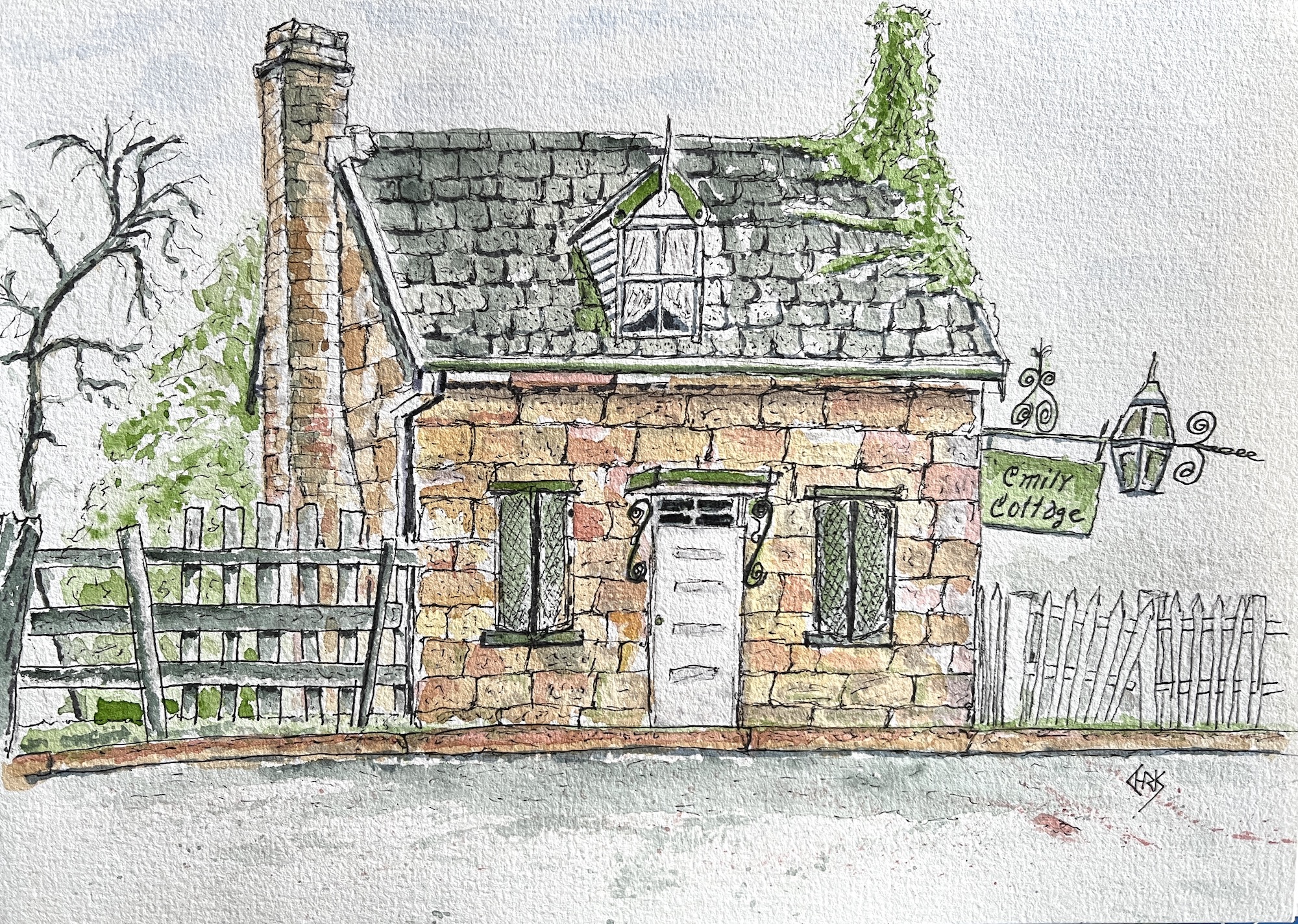 Emily Cottage | Chris Osborne Art