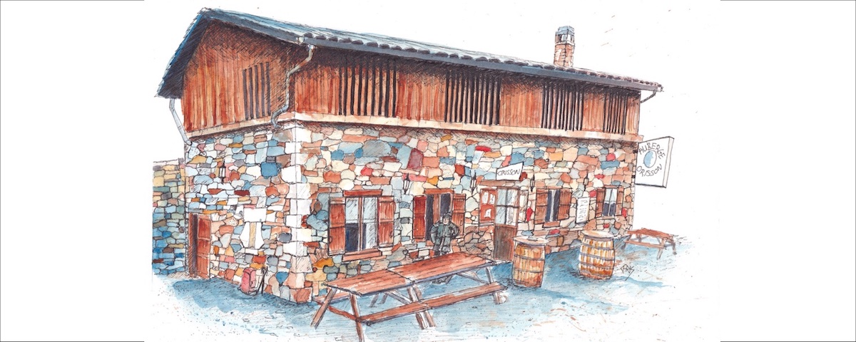 Welcome Sight Refuge Orisson | Chris Osborne Art