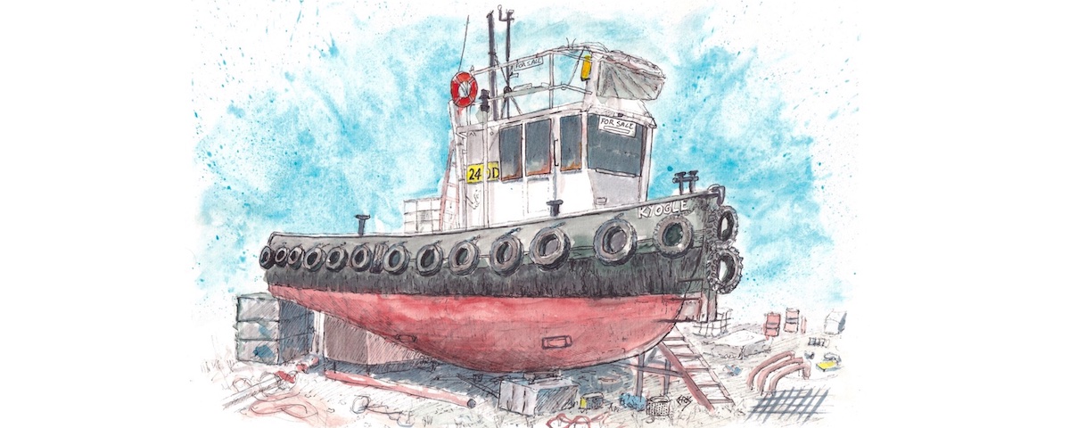 Tug Boat Kyogle | Chris Osborne Art