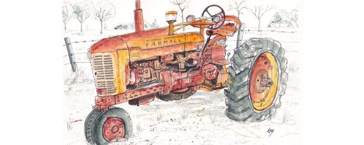 AM7 Farmall Tractor | Chris Osborne Art